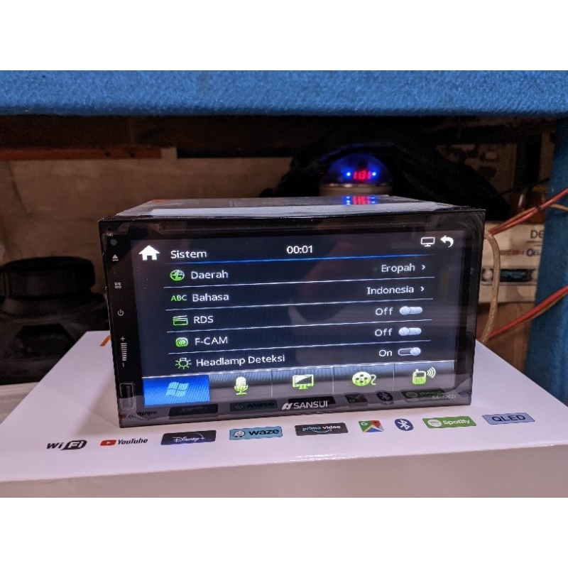 Jual head unit double din merk SANSUI | Shopee Indonesia