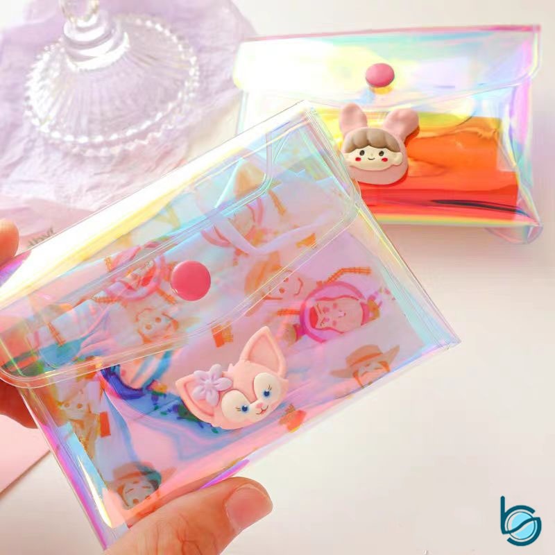 Jual Dompet PVC Transparant Hologram Aesthetic/Tas Dompet Kecil Mini ...