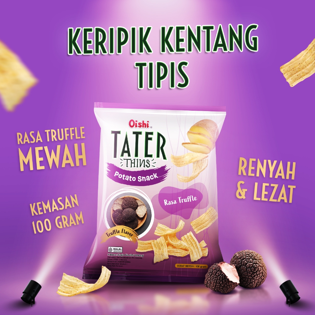 Jual Tater Thins Rasa Truffle 100g | Shopee Indonesia
