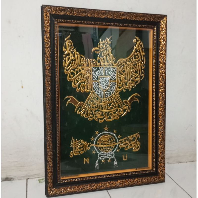 Jual kaligrafi hiasan dinding bentuk burung garuda unik | Shopee Indonesia
