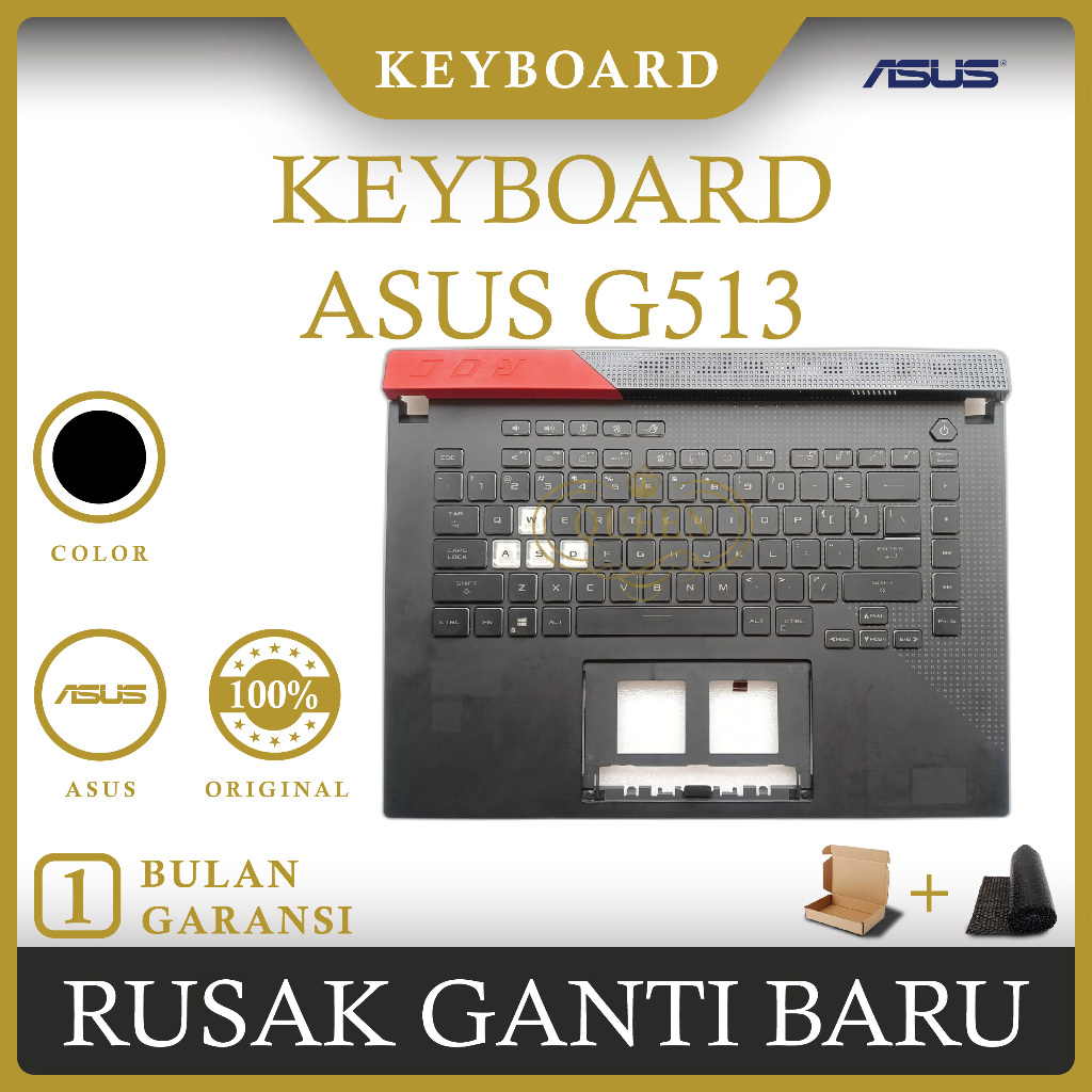 Jual KEYBOARD LAPTOP ASUS ROG Strix G15 G513 (RGB) ORIGINAL | Shopee ...