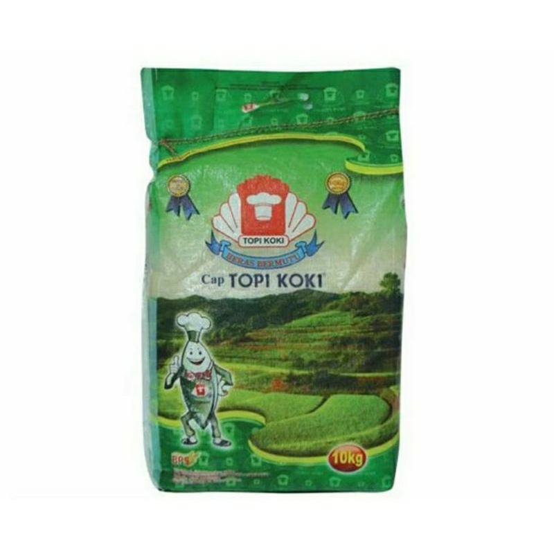 Jual Beras Topi Koki 10kg Setra Ramos Pulen | Shopee Indonesia