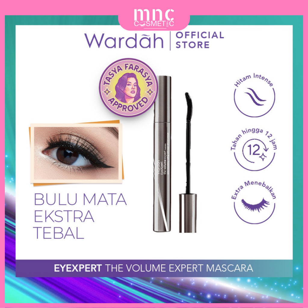 Jual Wardah EyeXpert The Volume Expert Mascara - Mascara Waterproof ...