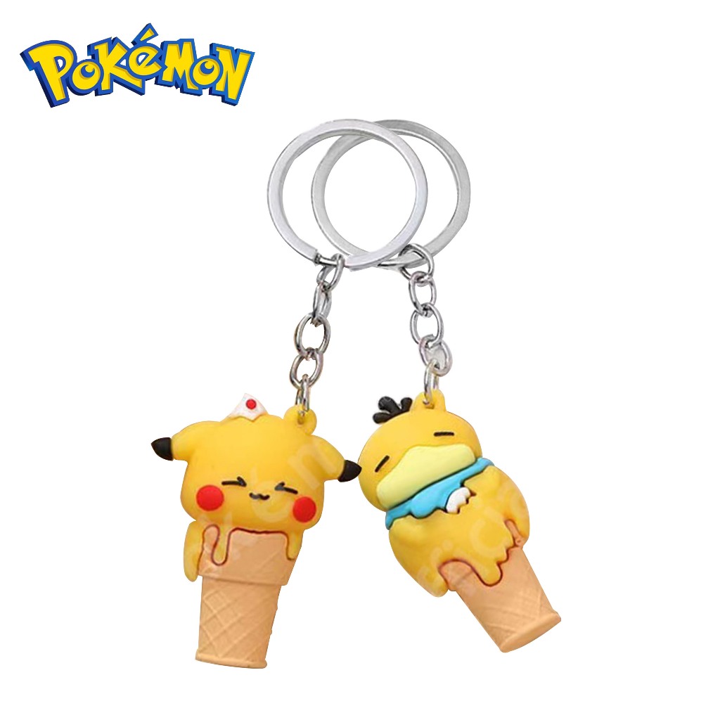 Jual Pokémon Keychain Gantungan Kunci Cute Pikachu Chain Duck ...