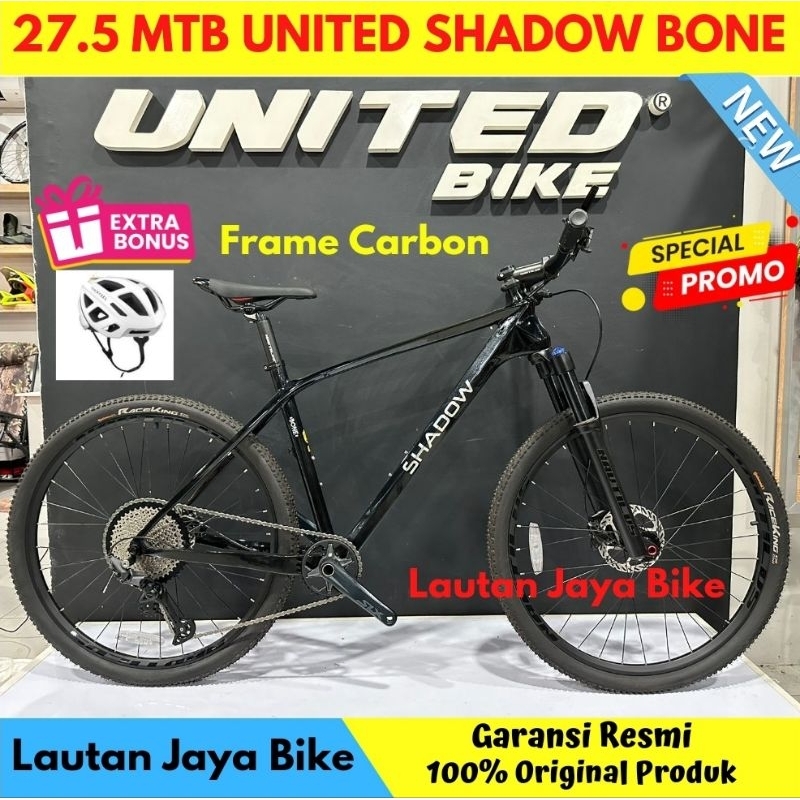 Jual Sepeda Gunung MTB 27.5 Shadow Bone Carbon Glossy Grey | Shopee ...