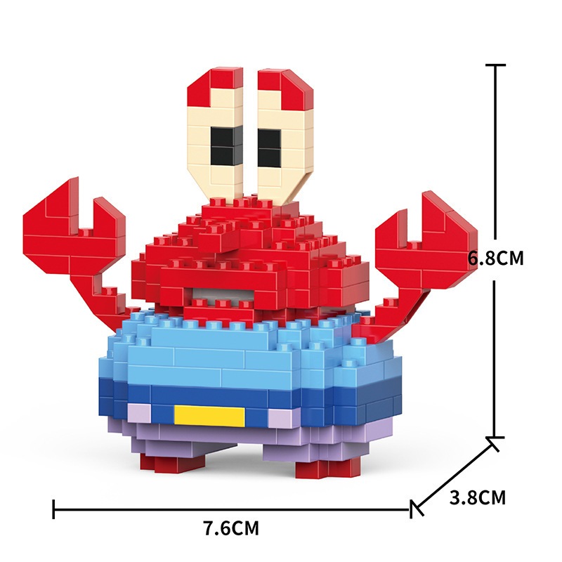 Jual Nano Block Model Karakter Mainan Balok Edukasi Anak DIY Bricks ...