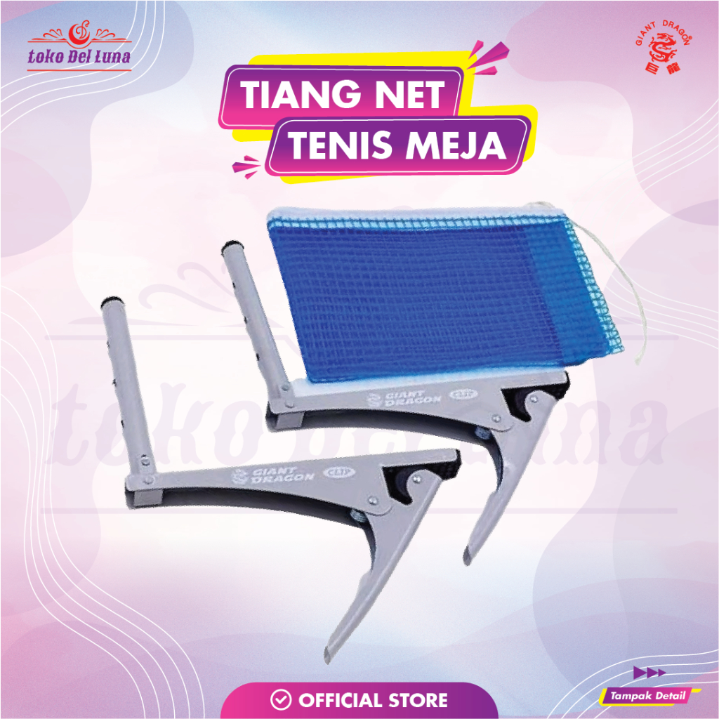 Jual GIANT DRAGON Tiang Net Tenis Meja 9819T | Net Post Table Tennis | Shopee Indonesia
