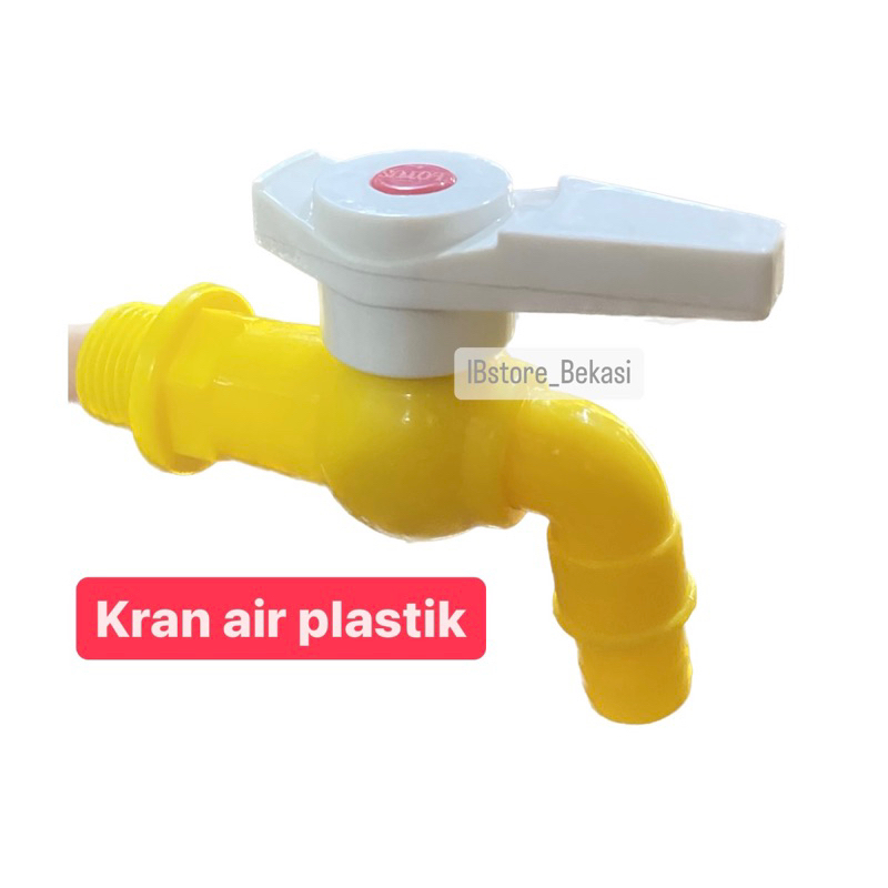 Jual Kran Air Plastik / Kran air PVC Tembok 1/2” | Shopee Indonesia