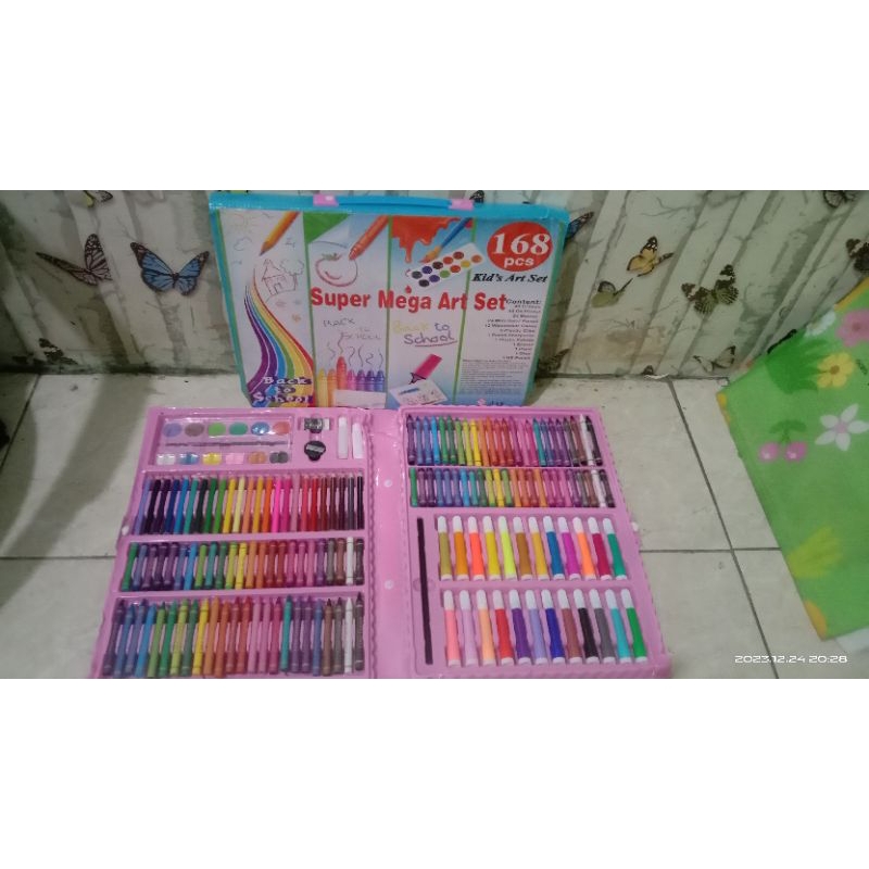 Jual crayon set 168 pc murah | Shopee Indonesia