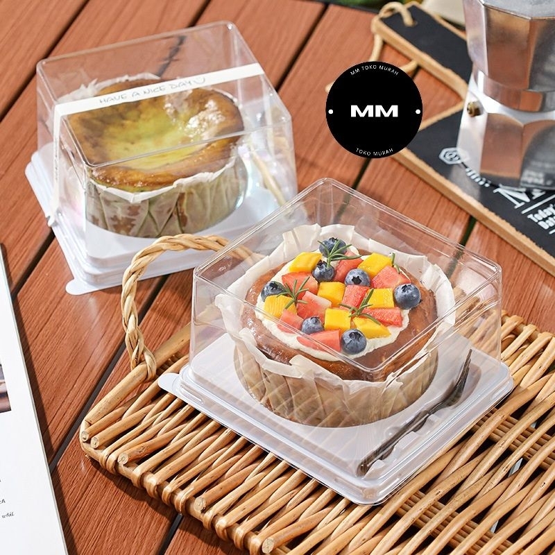 Jual 10pcs PREMIUM korean dessert box mika tray kue cake bulat mika kue ...