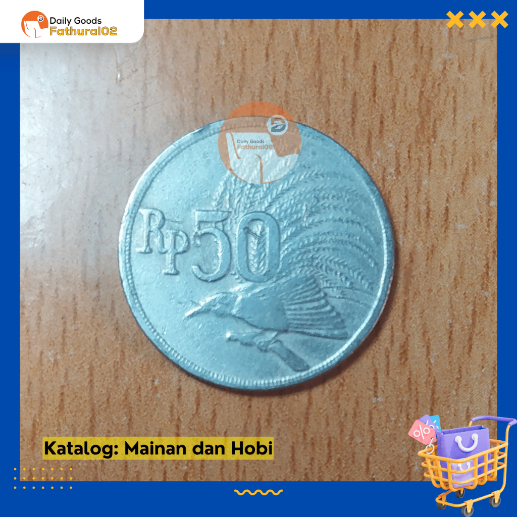 Jual Uang Koin Kuno Rp 50 Emisi Tahun 1971 (Seri 1) | Shopee Indonesia