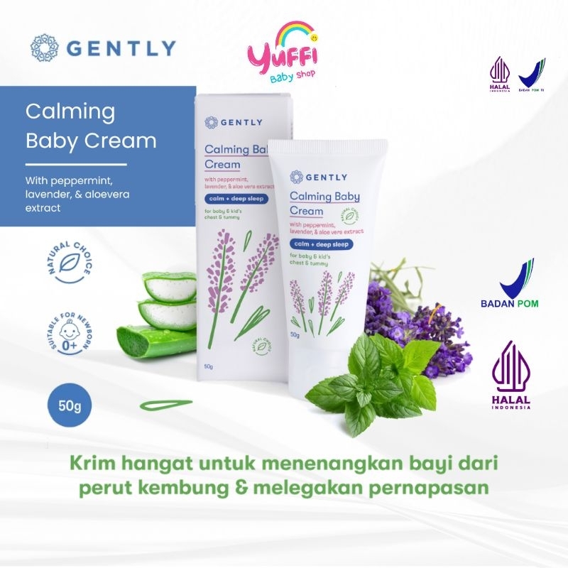 Jual GENTLY Calming Baby Cream 50gr / Pereda Kembung dan Kolik Pada ...
