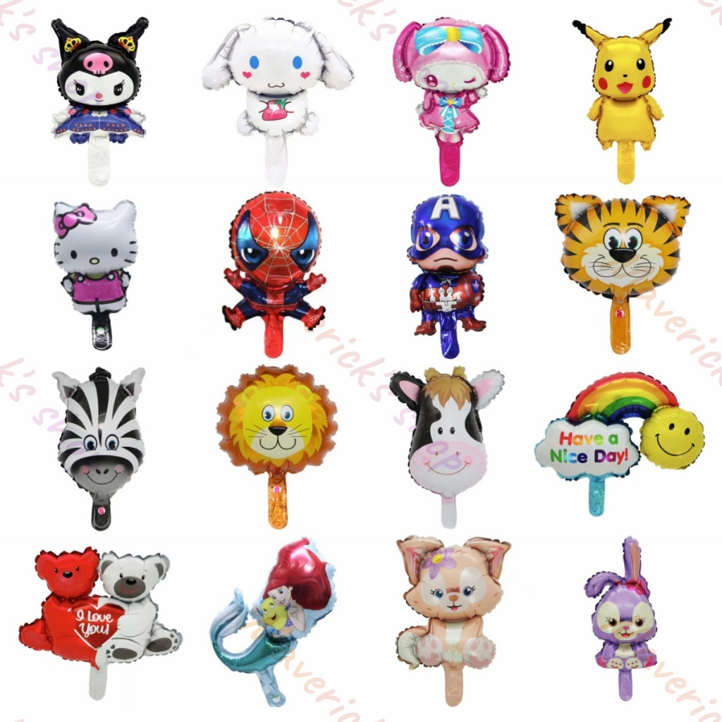 Jual ( 10 PCS ) Balon foil kartun Ballon foil karakter cartoon cute ...