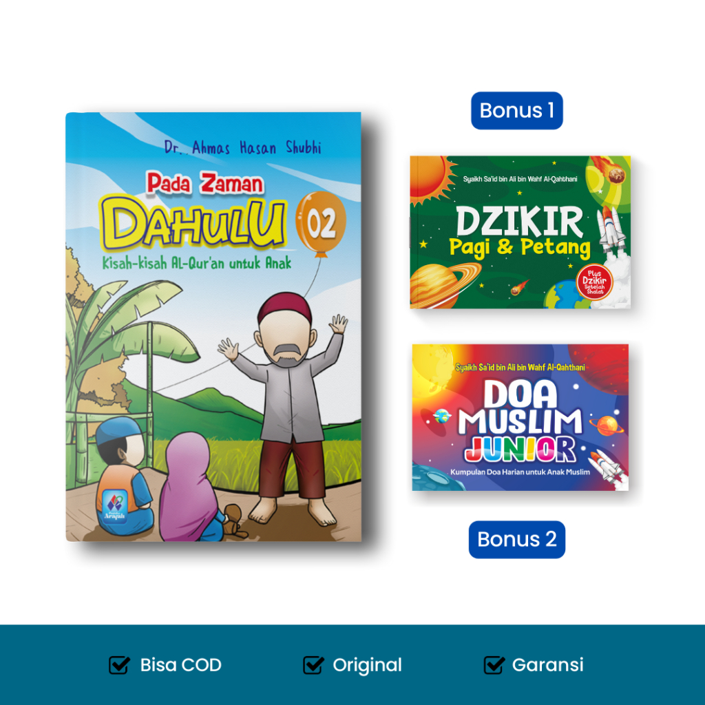 Jual (Gratis Buku Dzikir Pagi Petang dan Doa Muslim Junior) Pada Zaman Dahulu Kisah-Kisah Al ...