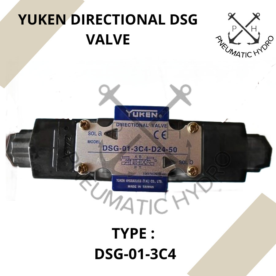 Jual YUKEN HYDRAULIC SOLENOID DSG-01-3C4 VALVE | Shopee Indonesia