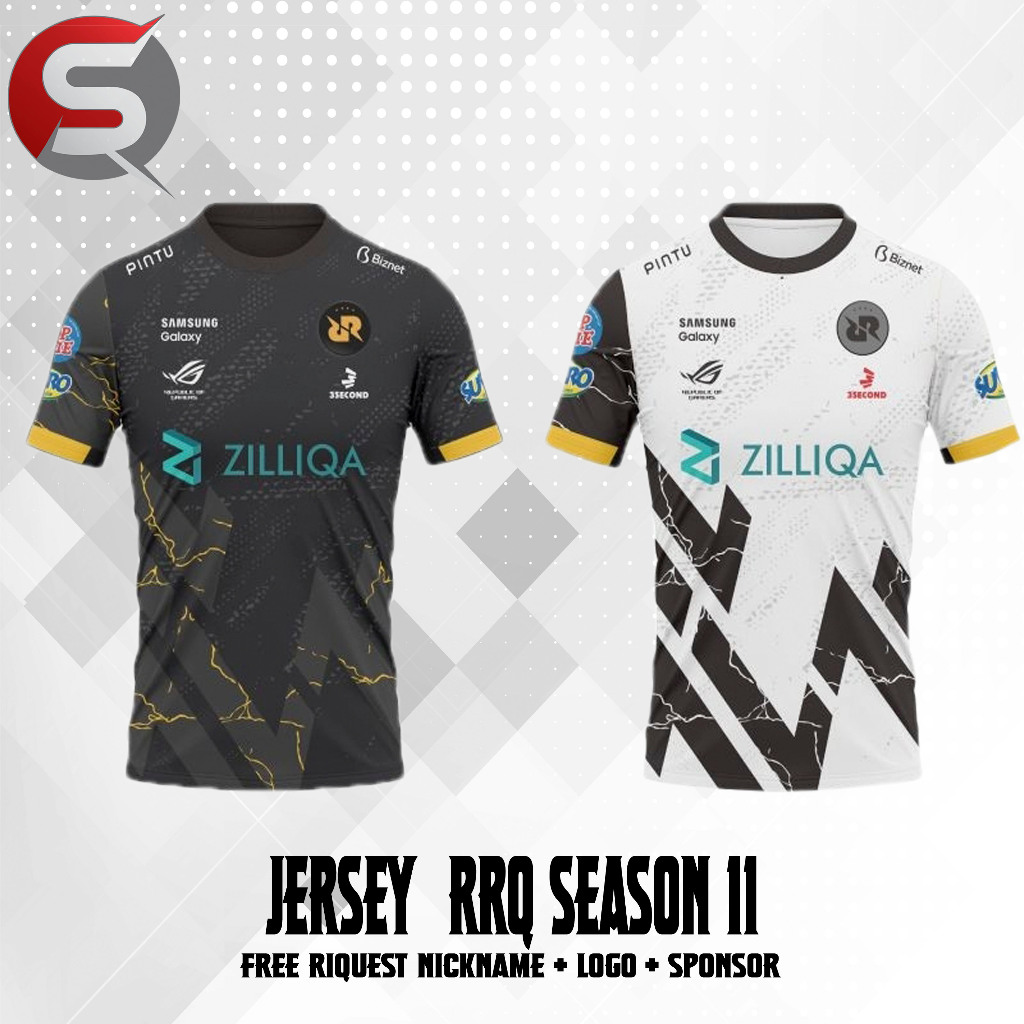 Jual Baju Jersey RRQ MPL Season 12 2023-2024 Terbaru Gratis Nama dan ...