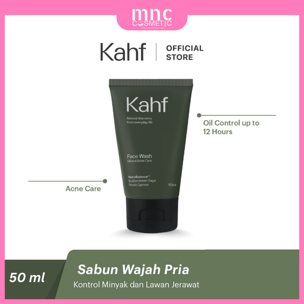 Jual Kahf Oil and Acne Care Face Wash 50 ml [Triple Pack] | Shopee ...