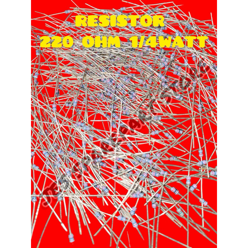 Jual RESISTOR 220 OHM 1/4WATT | Shopee Indonesia