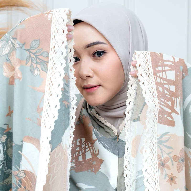 Jual Mukena Dewasa Katun Aisha Series 2in1 katun Pollyrayon premium | Shopee Indonesia