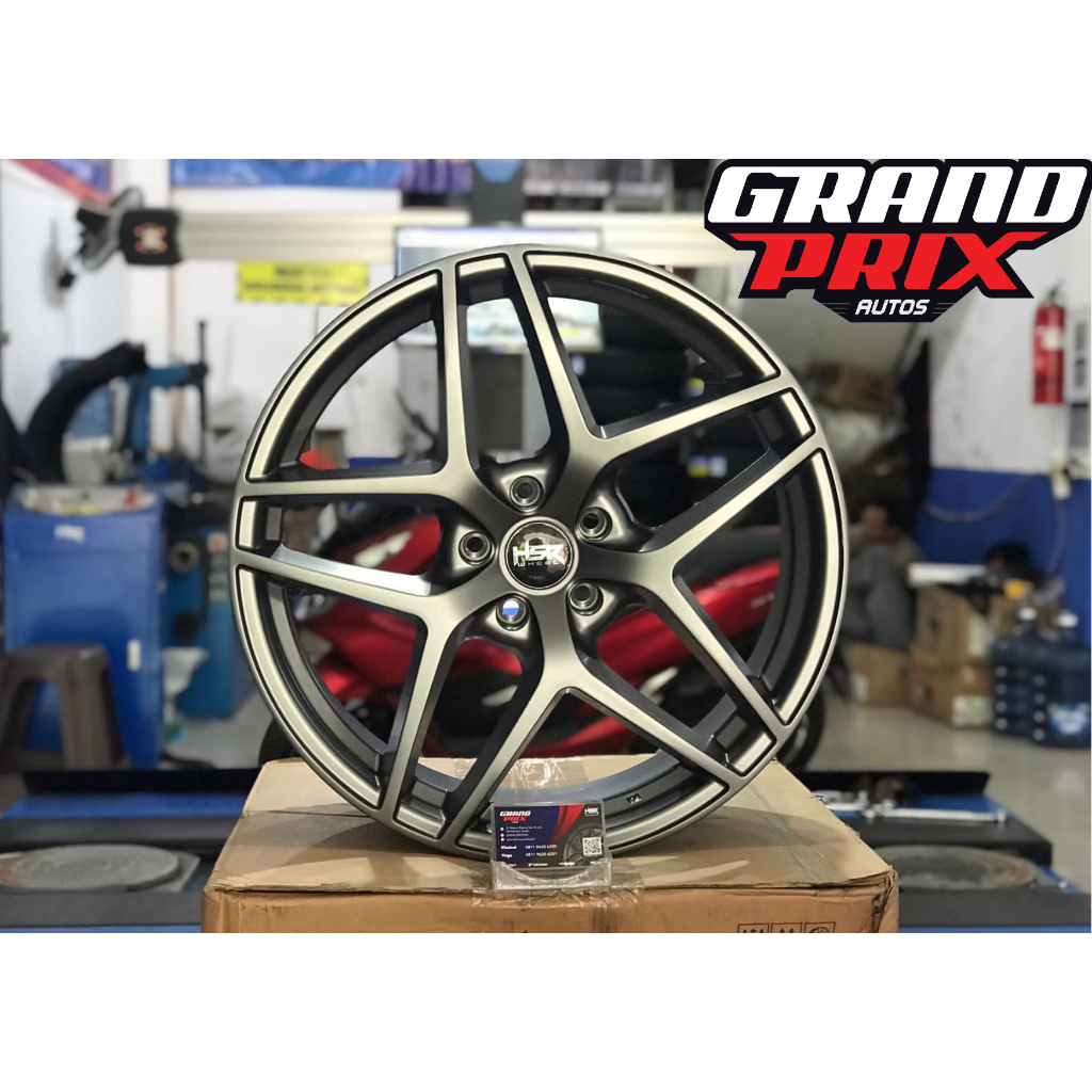 Jual HSR WURZBURG CF R20 Pcd 5X114,3 Lebar 8,5 et 40 Warna Grey Velg Mobil Elegan Racing Untuk ...