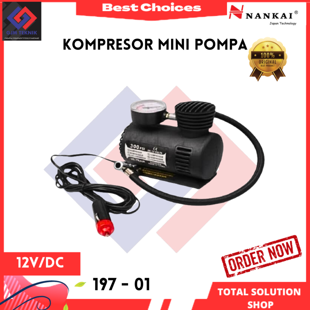 Jual Mini air compresor nankai 12V - mini air kompresor murah ...