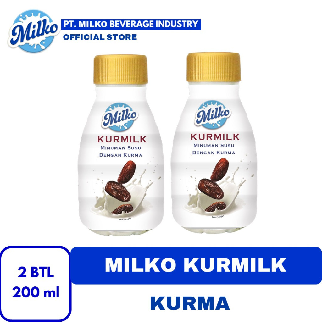 Jual MILKO KURMILK 200 ml isi 2 botol | Shopee Indonesia