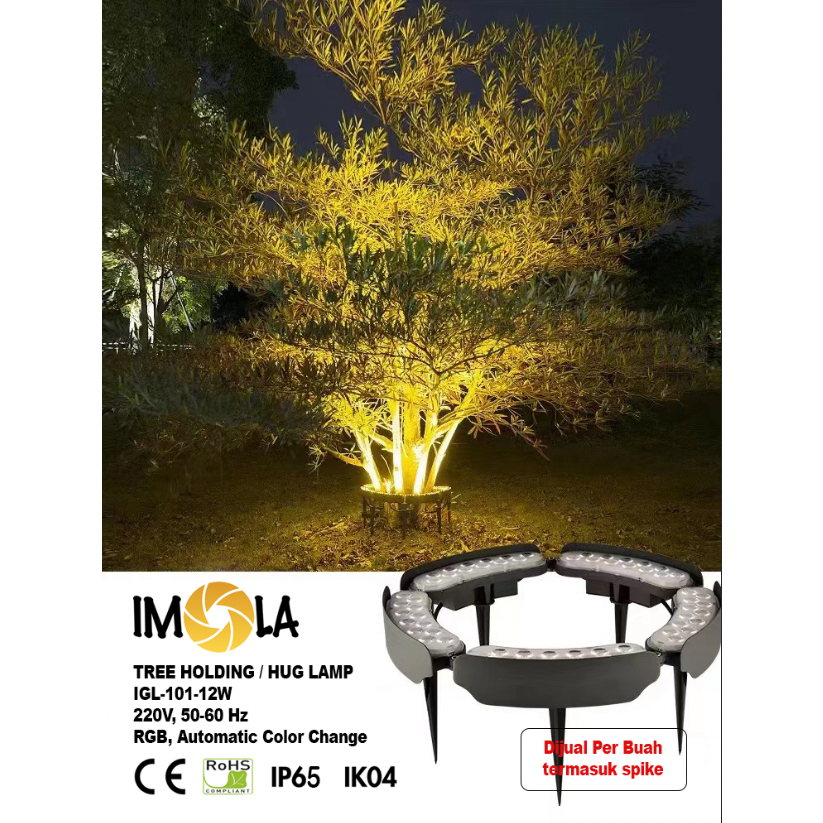 Jual Imola IGL-101 12W Lampu Sorot Peluk Pohon / Hug tree Light ...
