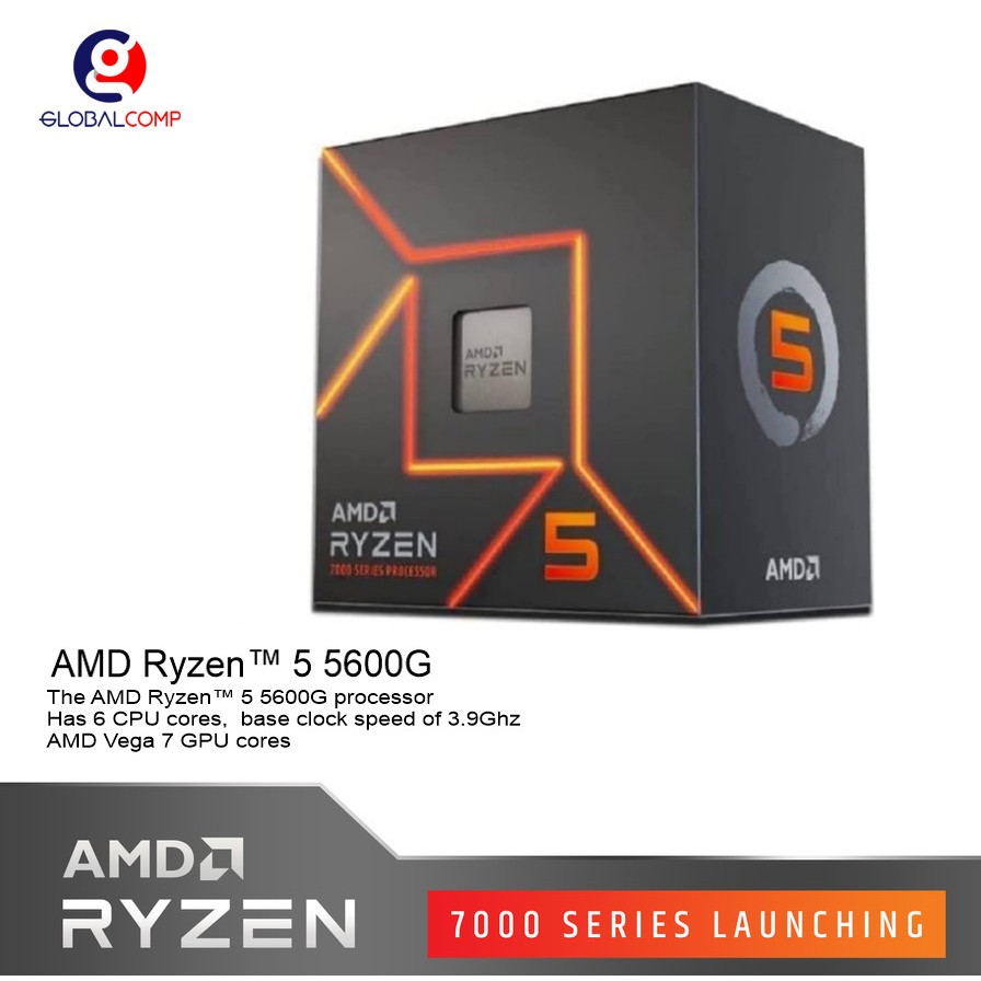 Jual PROC AMD Ryzen 5 5600G BOX Resmi | Shopee Indonesia