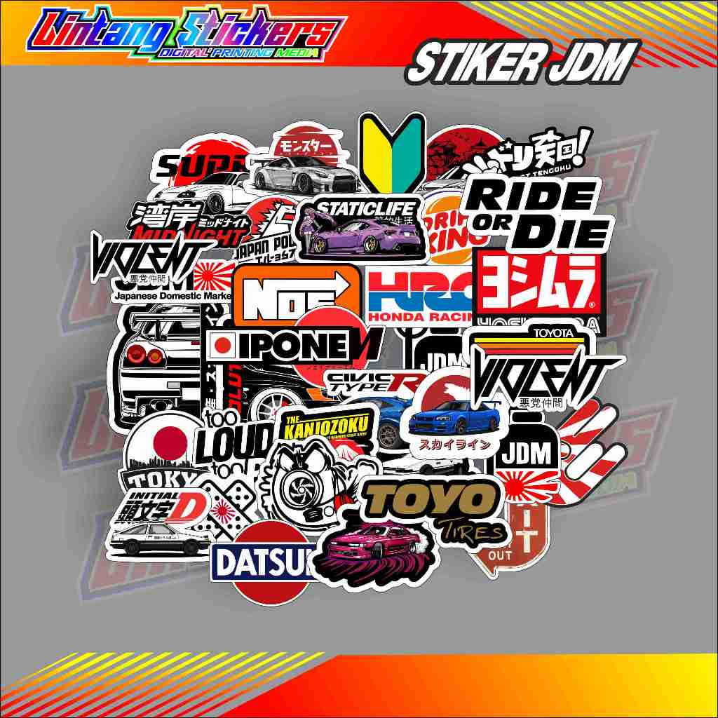 Jual STIKER PACK JDM TERBARU / STIKER PACK VIRAL / STIKER PACK HELM ...