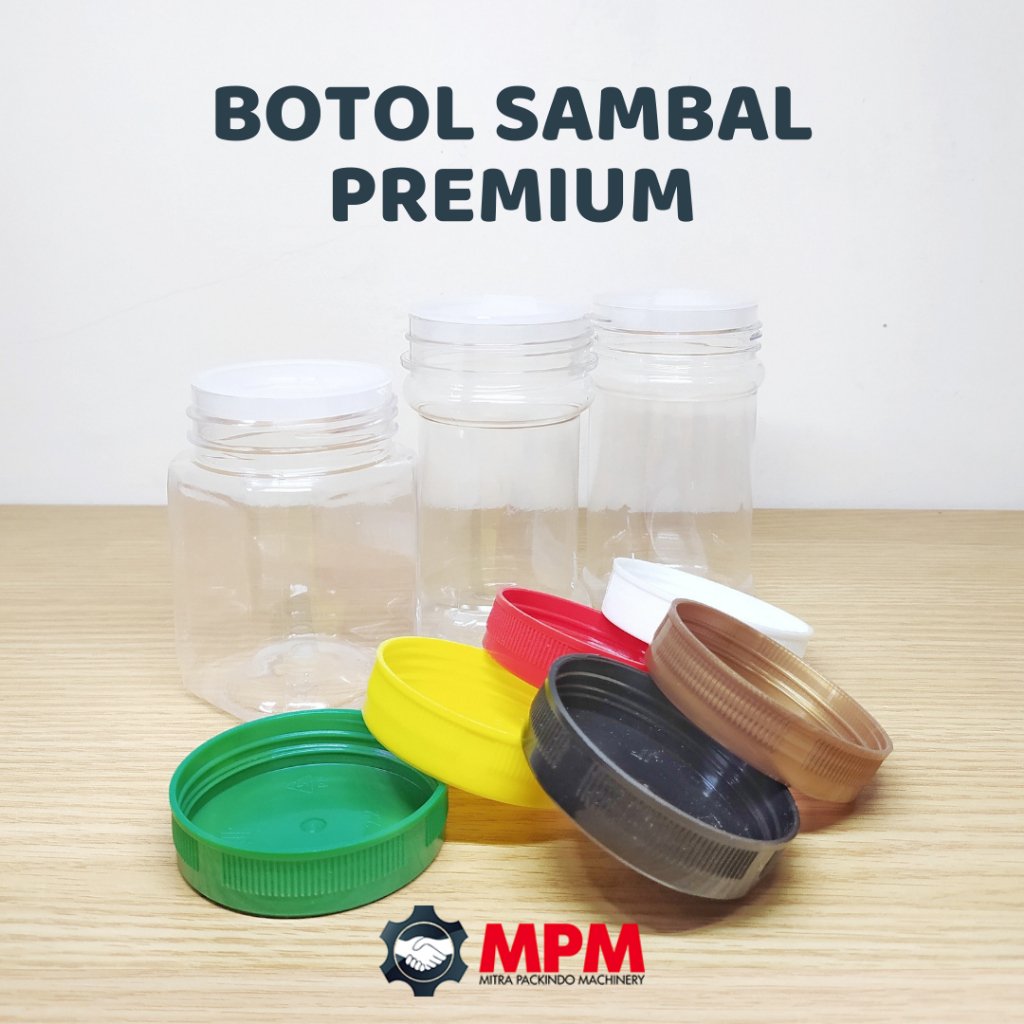Jual Botol Sambal Plastik Dengan Tutup Sumpel Dalam 150ml Bulat 150 ml ...