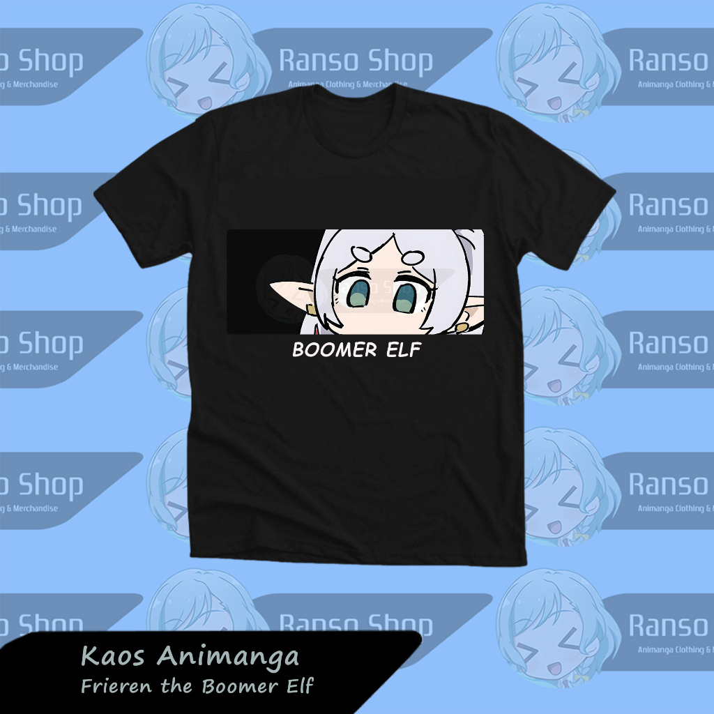 Jual Ranso Kaos Frieren Boomer Elf Sousou no Frieren T-Shirt Frieren ...