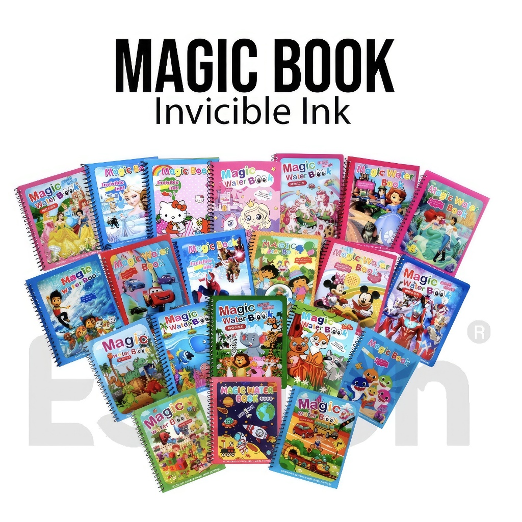 Jual Buku Mewarnai Magic Water Boom | Shopee Indonesia