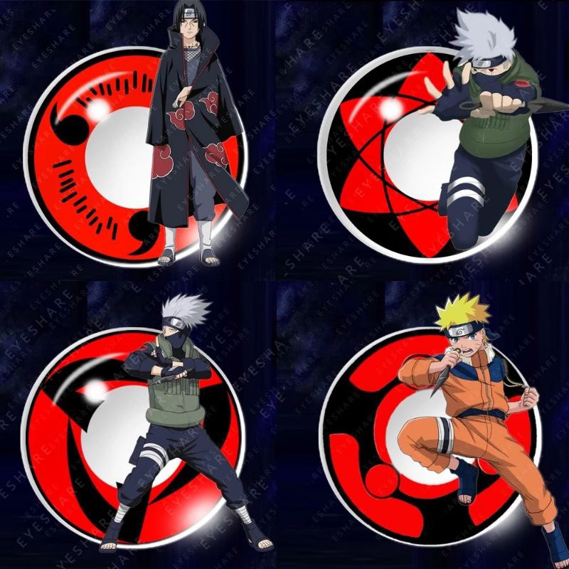 Jual Softlens Cosplay Sharingan Uchiha Sasuke Madara Kakashi anime ...