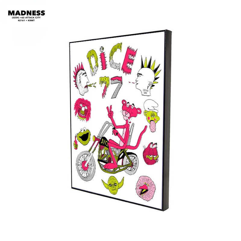 Jual Poster Dice Magazine 77 + Frame | Shopee Indonesia