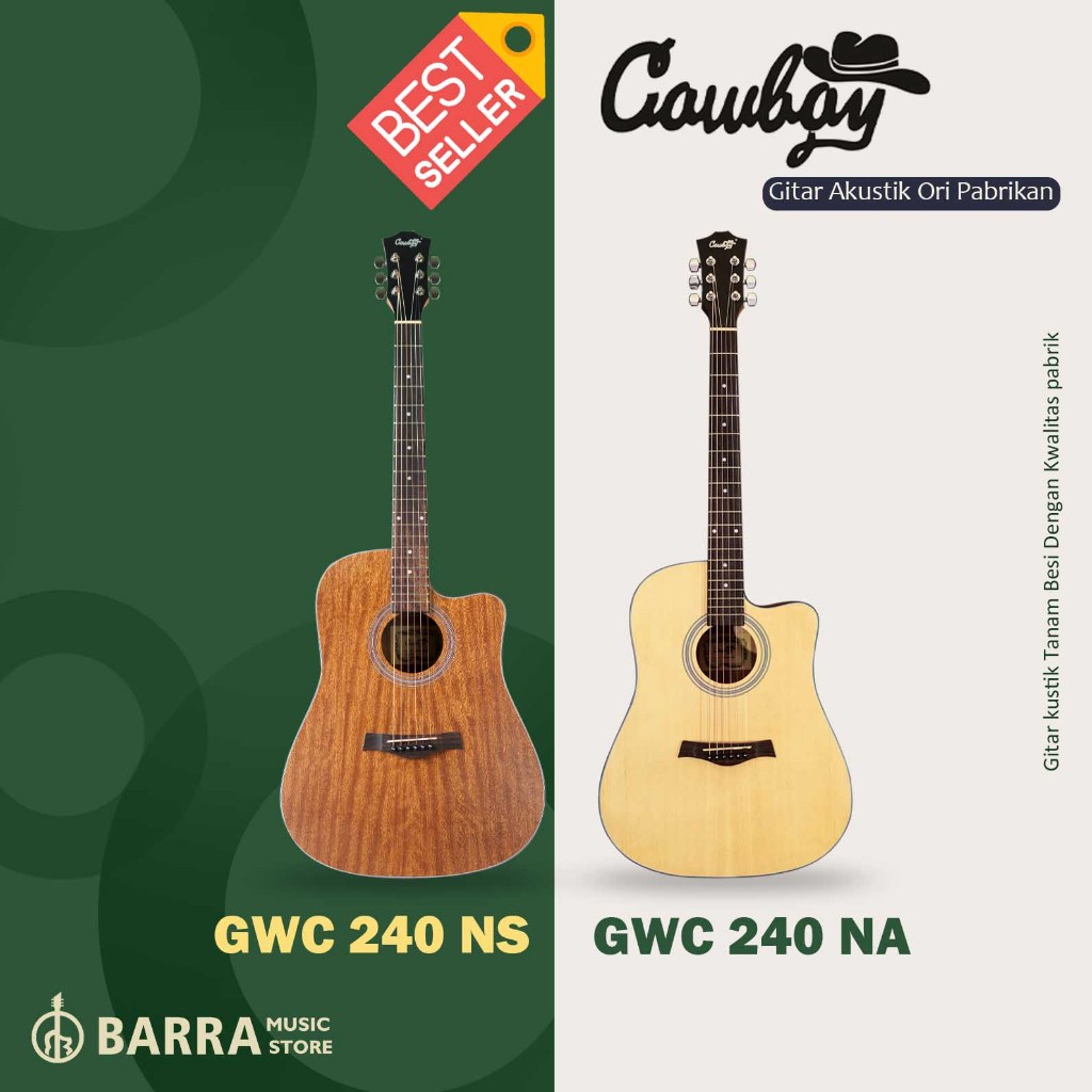 Jual Original Gitar Cowboy GWC 240 NS / GWC 240 NA | Shopee Indonesia