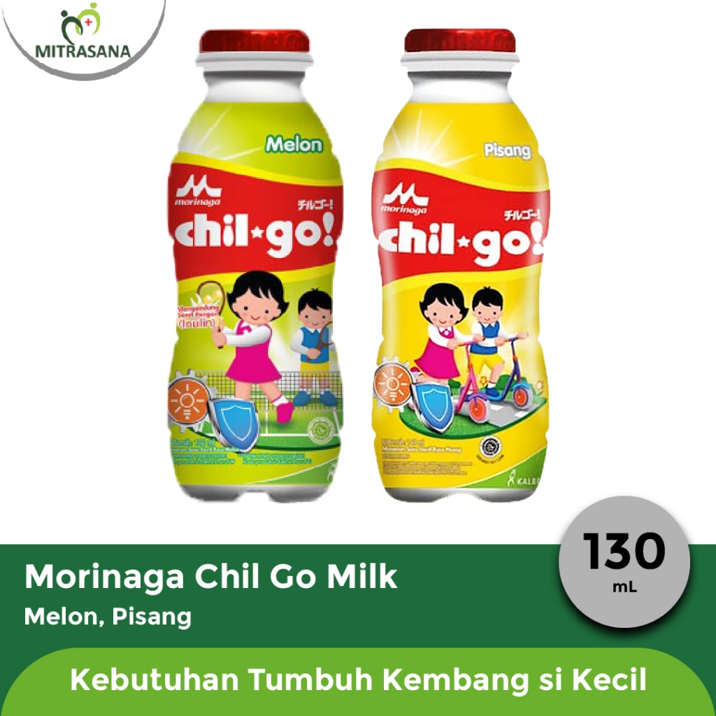Jual Morinaga Chill Go Milk Melon Pisang 130ml ~ Susu UHT Kaya Nutrisi | Shopee Indonesia