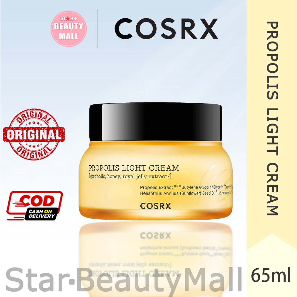 Jual COSRX Full Fit Propolis Light Cream Size - 65 ml Propolis Extract/Honey Extract/Loyal Jelly ...