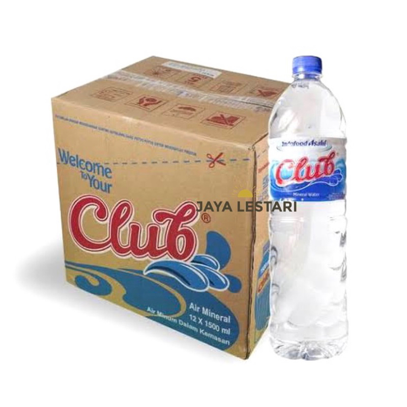 Jual Club Air Mineral Botol 1500ml (Isi 12/Karton) | Shopee Indonesia