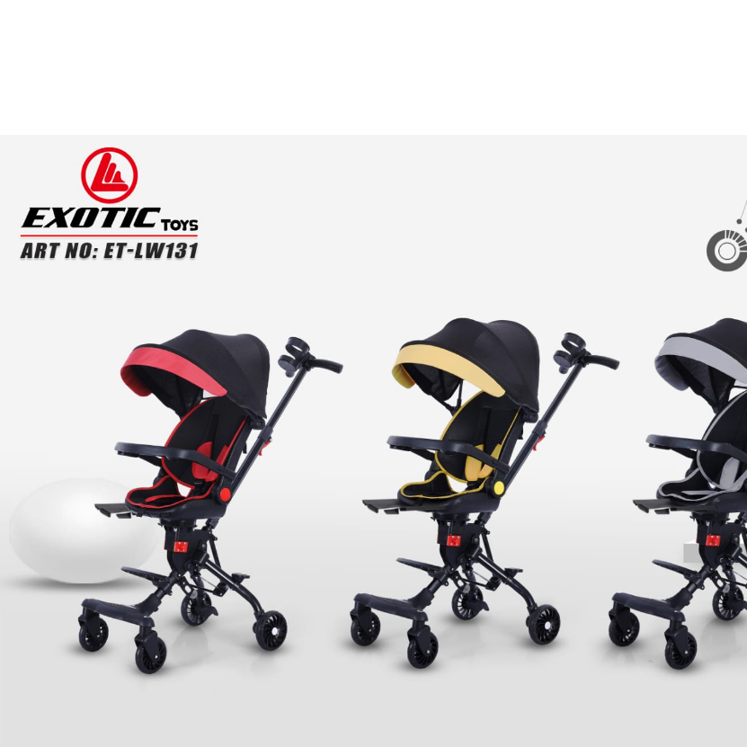 Jual Stroller 3in1. Bisa Tidur, Rebah dan Duduk. Exotic Stroller ET LW ...