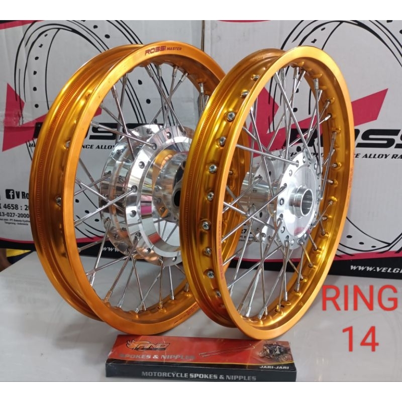 Jual VELG BEAT GENIO SCOOPY VARIO RING14 X160/140 SEPASANG KOMPLIT V ...