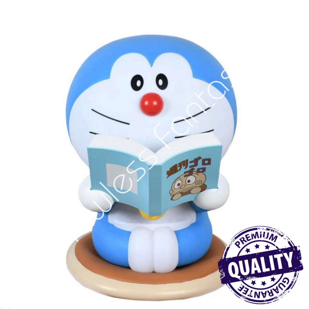 Jual Doraemon Reading Take Break Huge Large Scale Anime Statue Figure ...