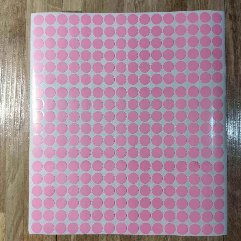 Jual STIKER BULAT WARNA - COLOR DOT STICKERS | Shopee Indonesia