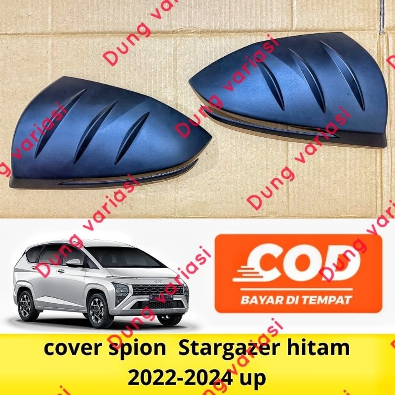 Jual cover spion mobil hyundai stargazer hitam 2022,2023,2024 | Shopee ...