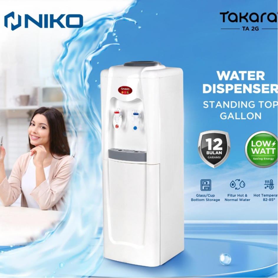 Jual NIKO DISPENSER STANDING GALON ATAS TAKARA TA-2G (PANAS & NORMAL ...