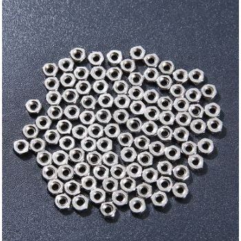 Jual NUT MUR M4 HEX NUT BESI MUR 4MM 4 MM PENGENCANG BAUT SCREW ...