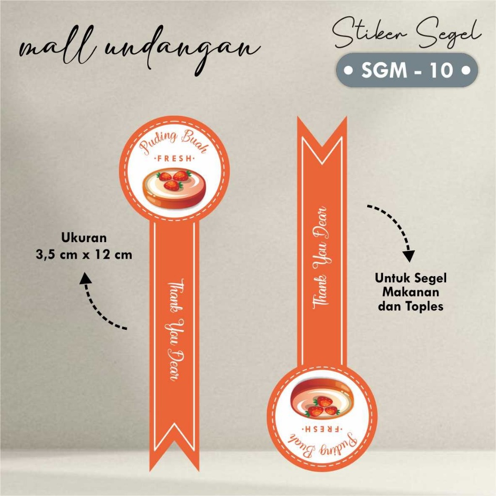 Jual STIKER SEGEL MAKANAN KOTAK BOTOL - STIKER LABEL KEMASAN PRODUK ...