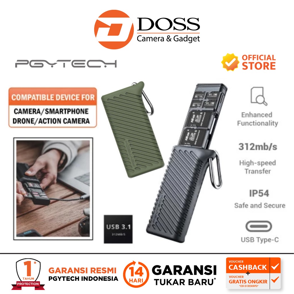 Jual PGYTECH CreateMate High-speed Card Reader Case | Shopee Indonesia