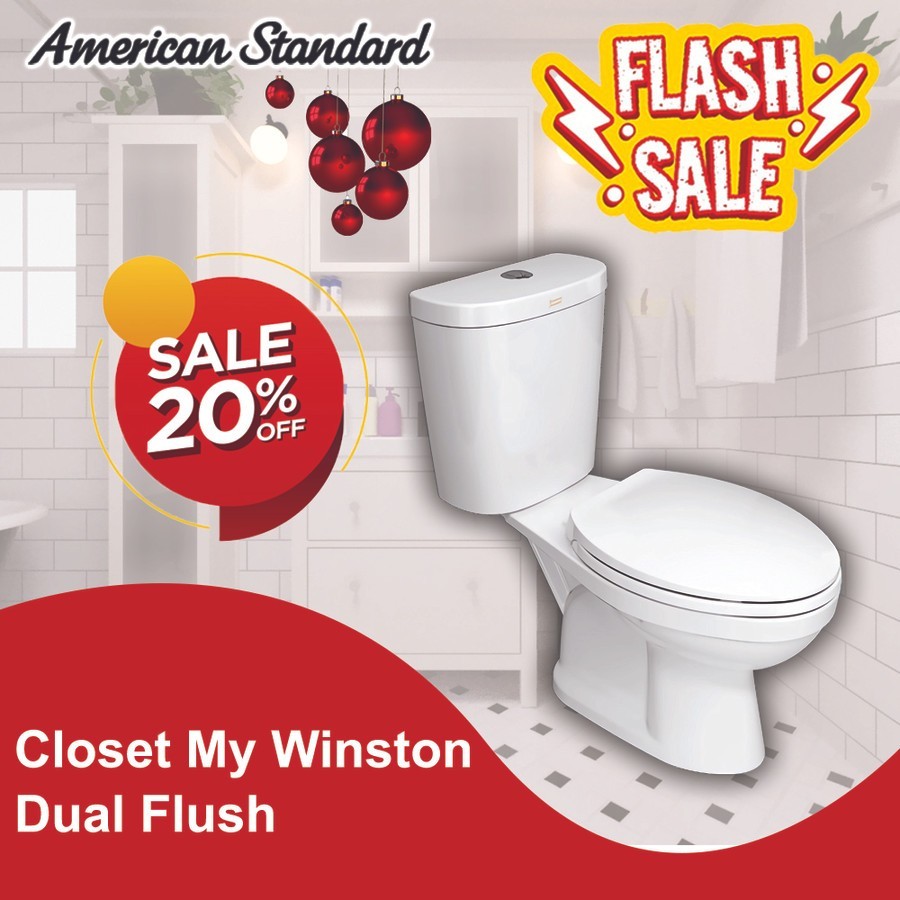 Jual Closet My Winston Dual Flush American Standard | Shopee Indonesia