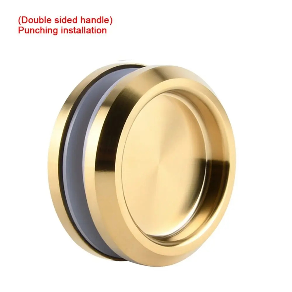 Jual 304 Handel Pintu Bulat Sliding Round Glass Sliding Flush Door Handle Pintu Kaca Glass Door ...