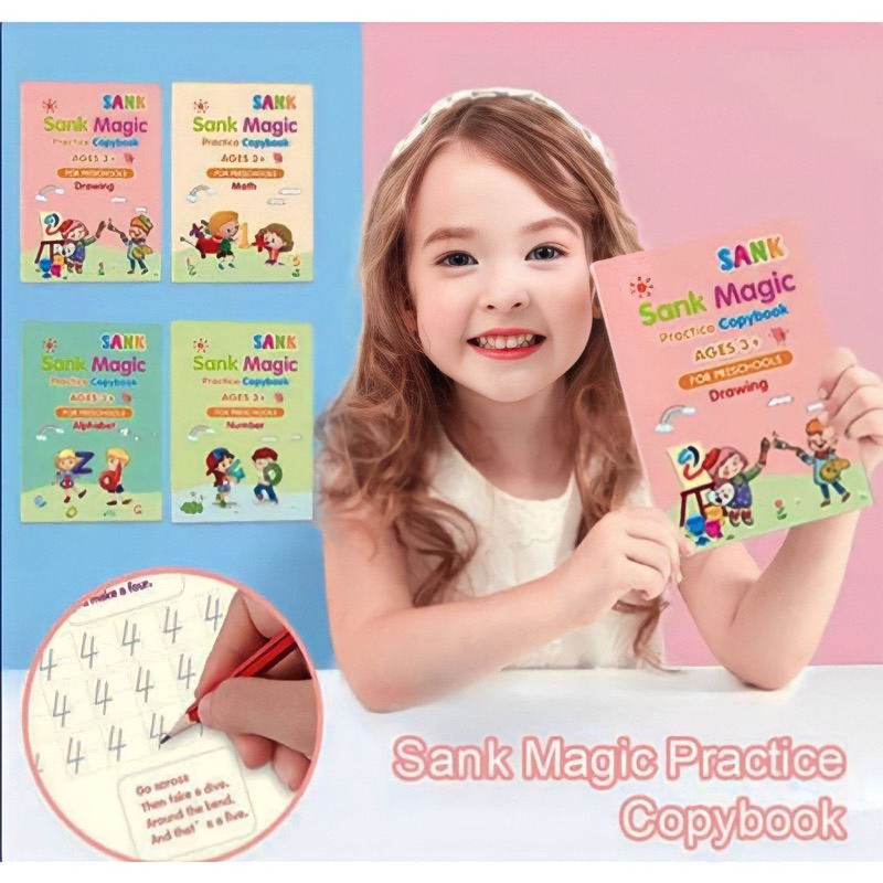 Jual [PSS] BUKU EDUKASI ANAK SANK MAGIC PRACTICE BOOK | BUKU BELAJAR ...